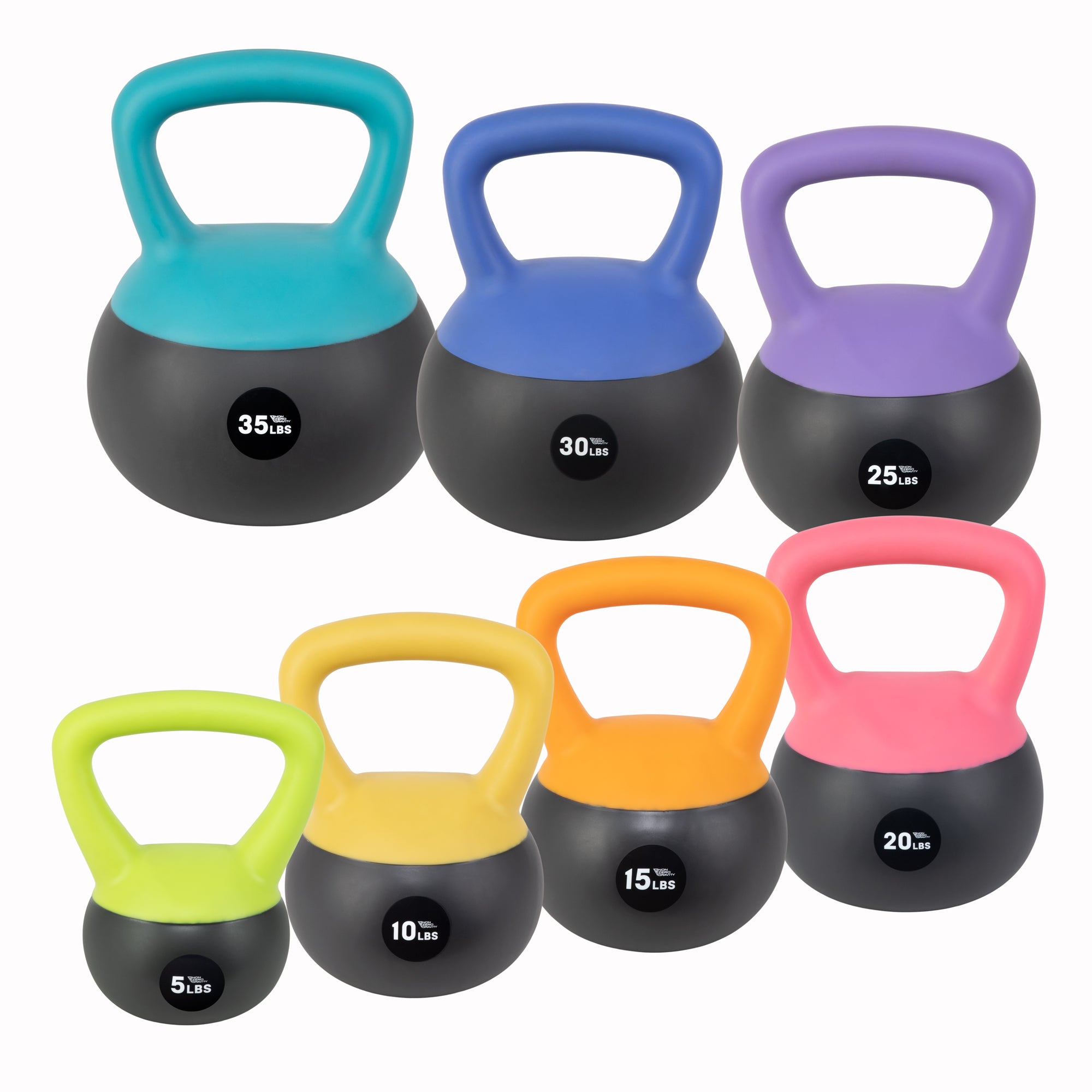 140lb Iron Sand Soft Kettlebell Set – nonzerogravity.com