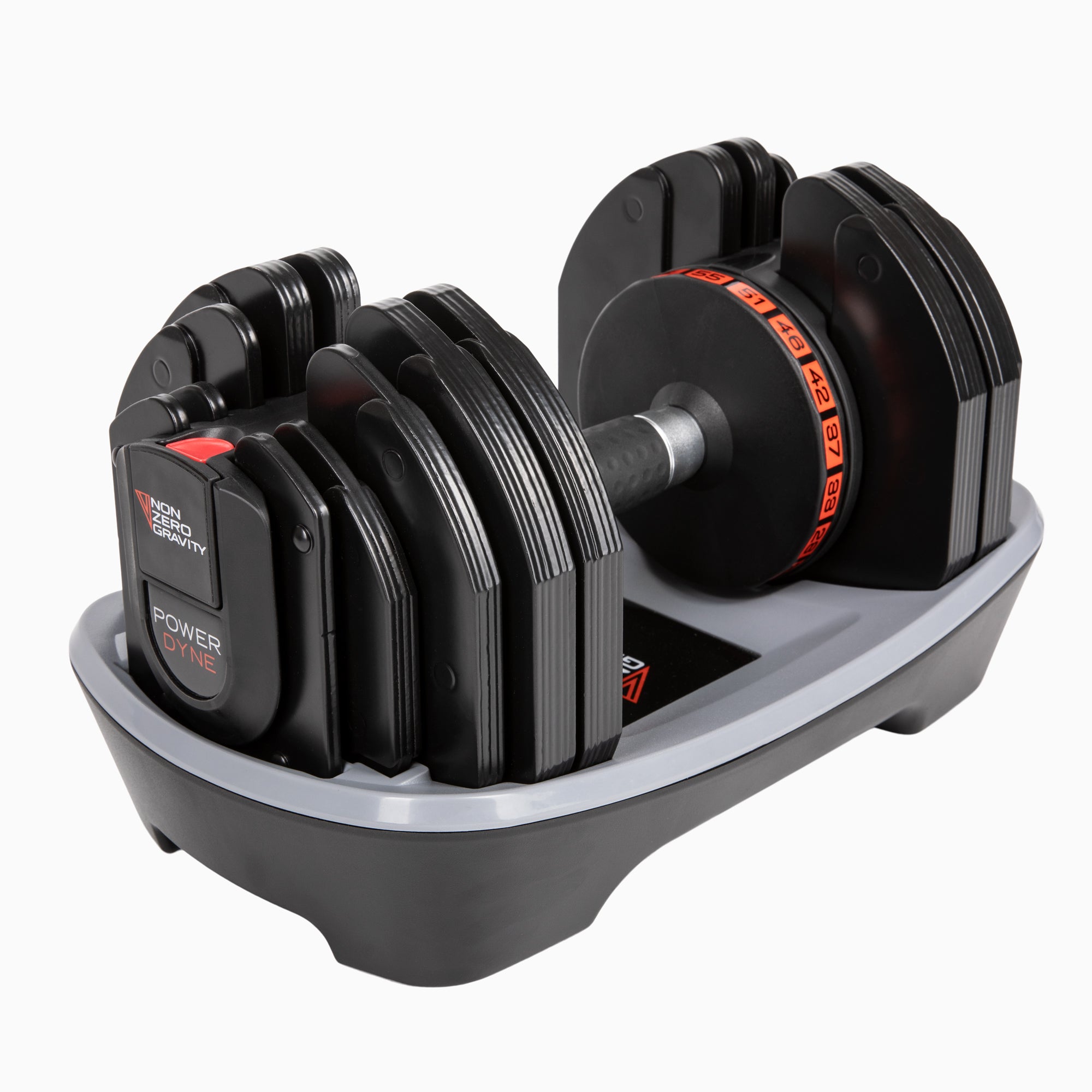PowerDyne Adjustable 55lbs Dumbbell - Coal (Single) – nonzerogravity.com